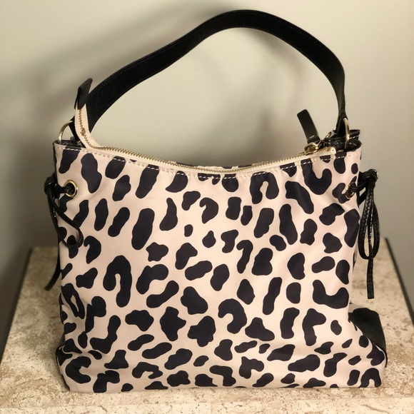 kate spade | Bags | Kate Spade Animal Print Nylon Shoulder Bag | Poshmark